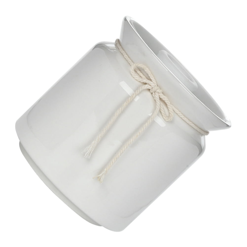 White Food Containers with Lids Ceramic Fermenter Japanese-style ...