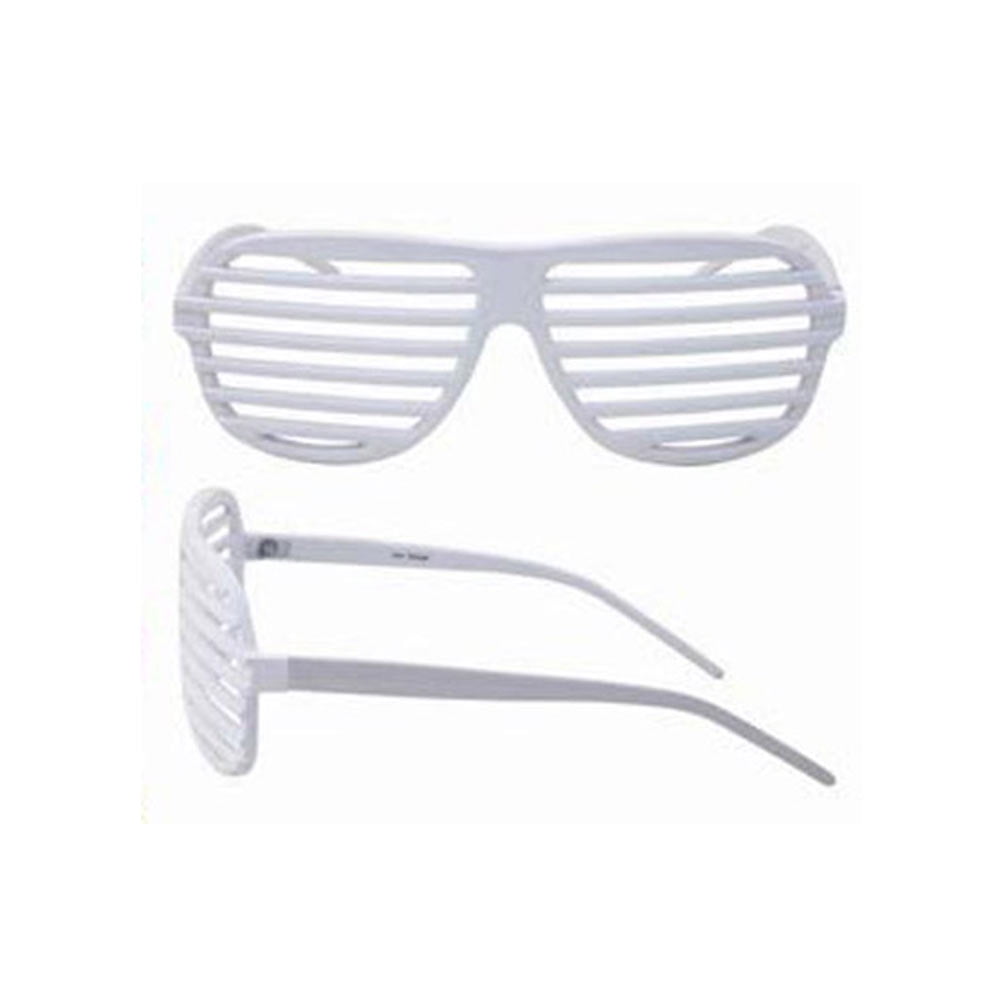 White Shutter Glasses