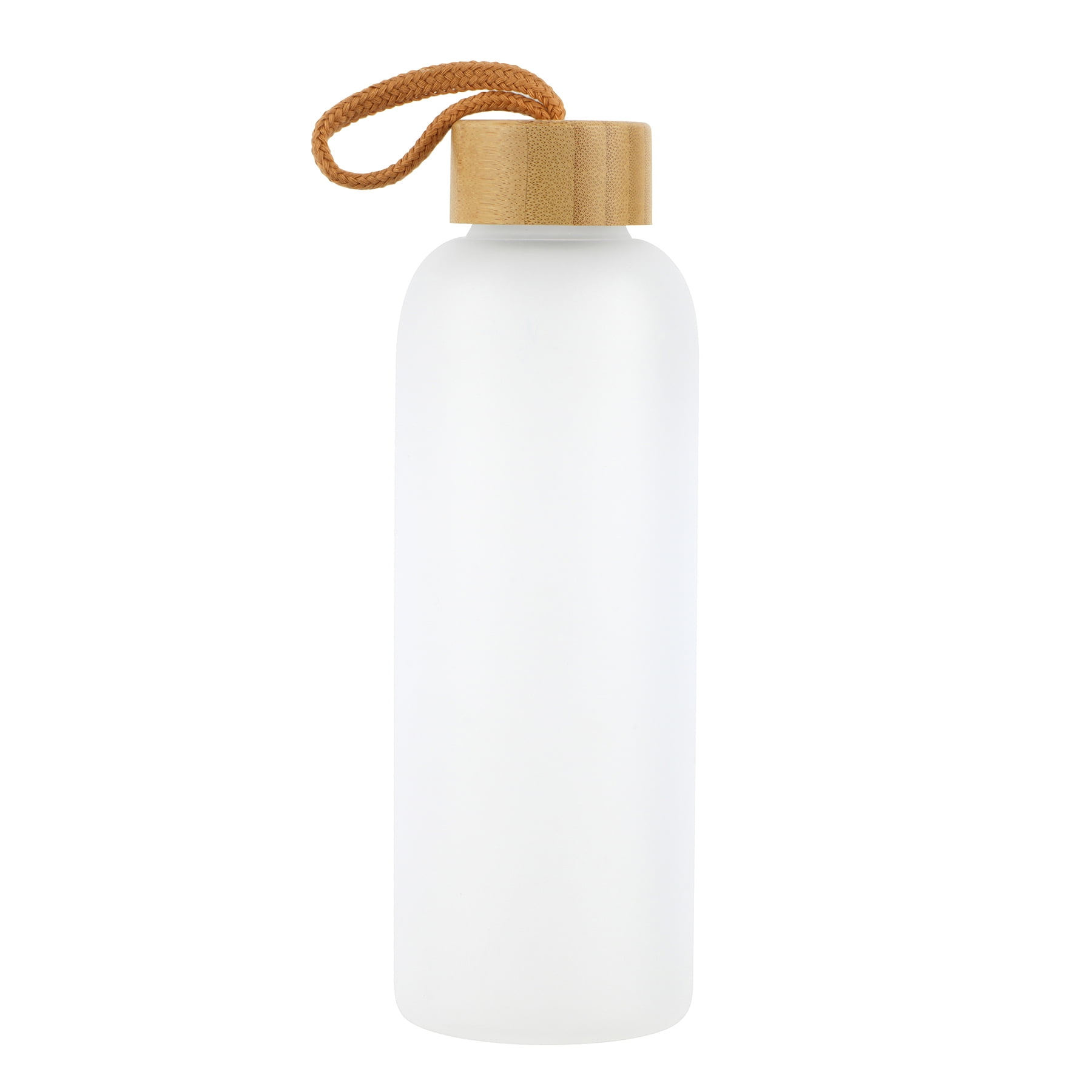 White Frosted Glass Sublimation Bottle by Make Market â€“ 24oz ...
