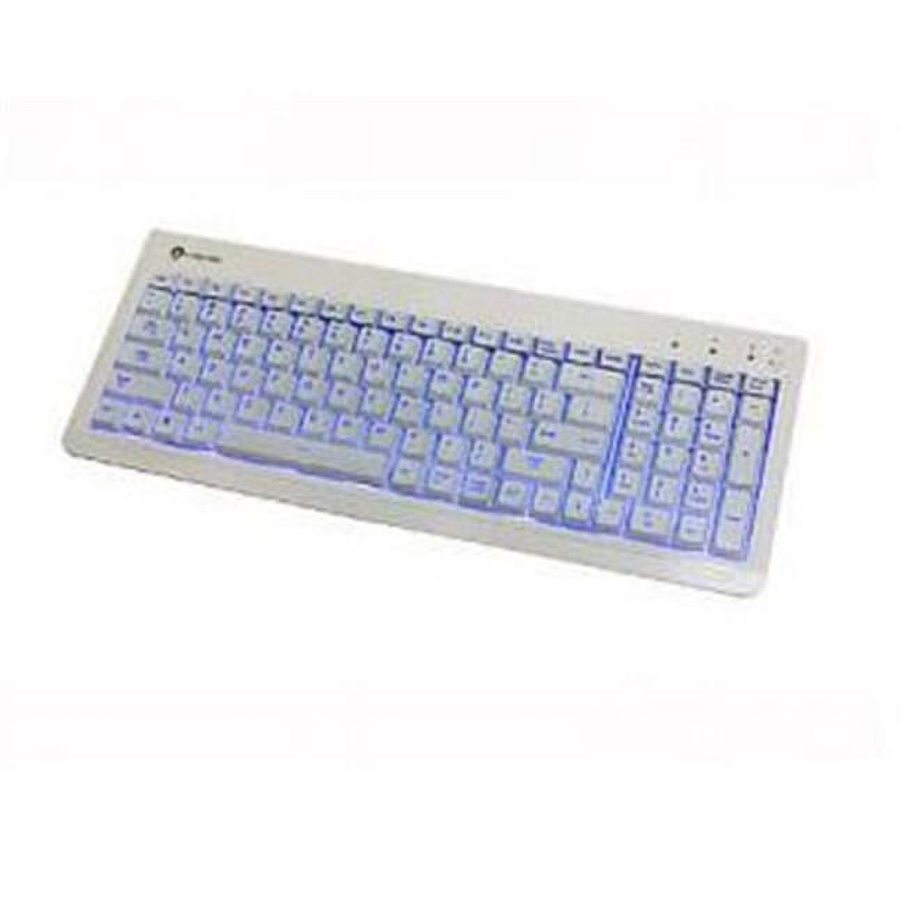White Gaming Keyboard Blue Led Backlight USB - - Walmart.com