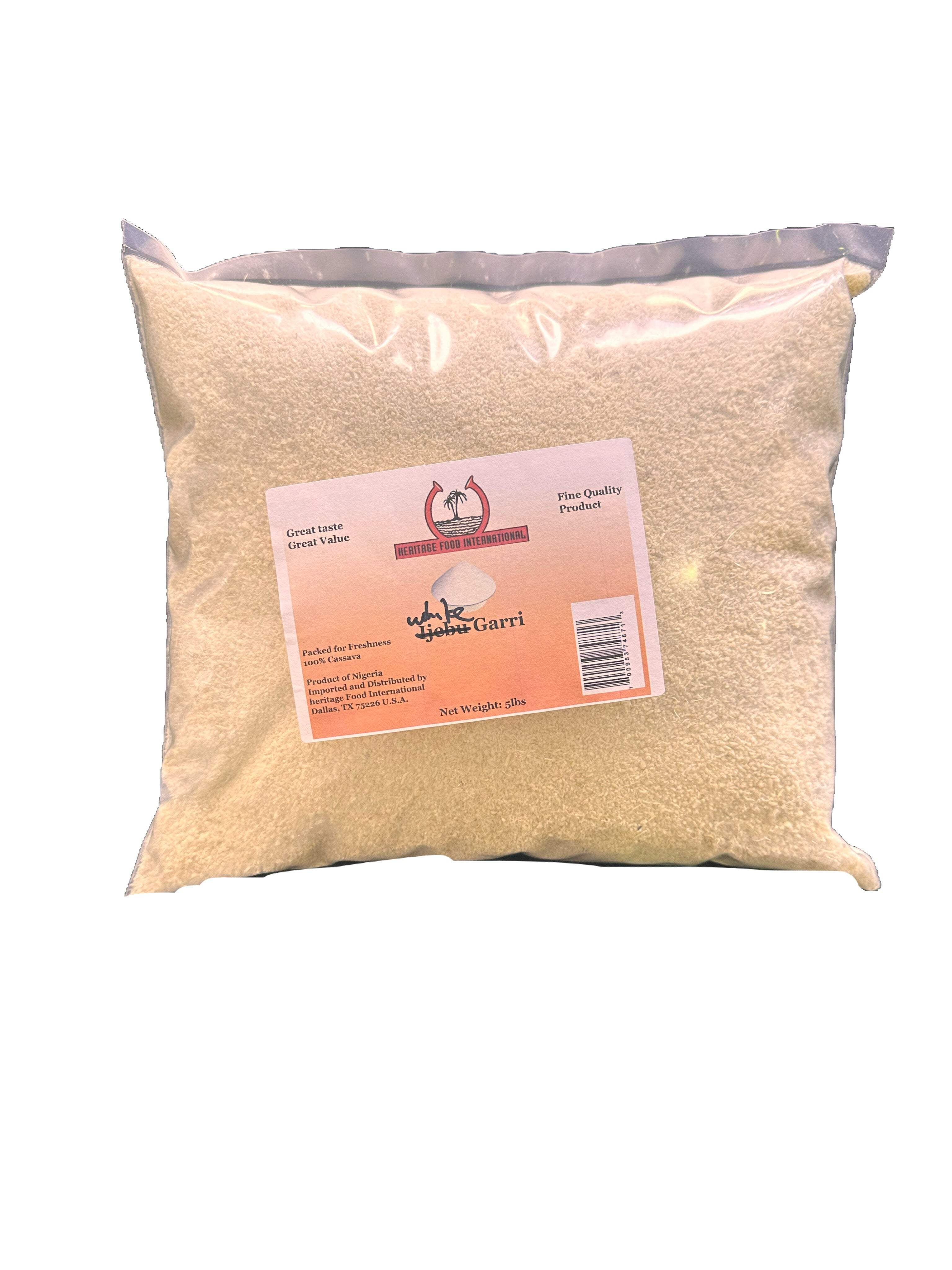 White Gari - 5lb, Premium Cassava Flour for African Dishes - Walmart.com