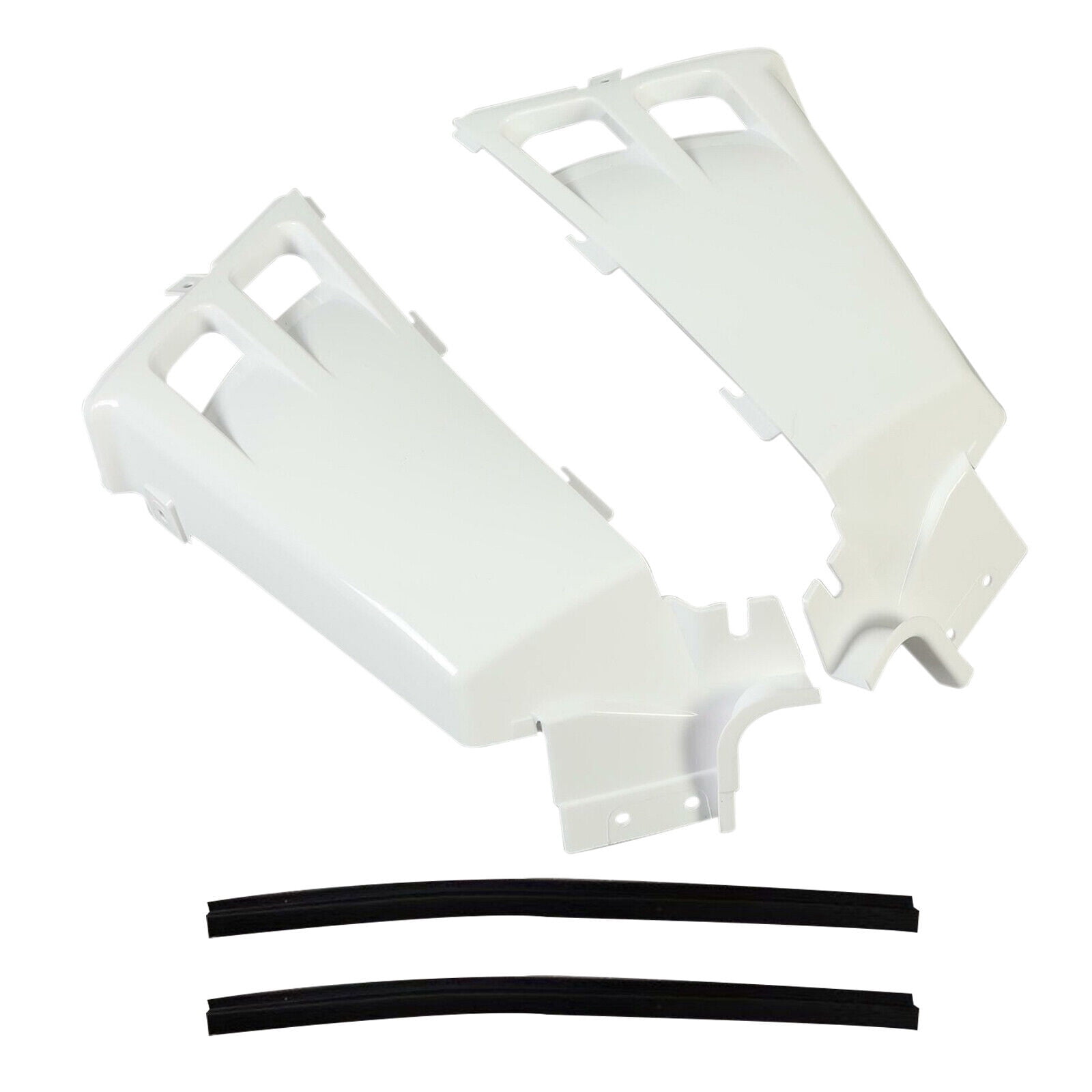 White Gas Tank Side Covers Plastic Wrap Fit For 87-06 Yamaha Banshee ...