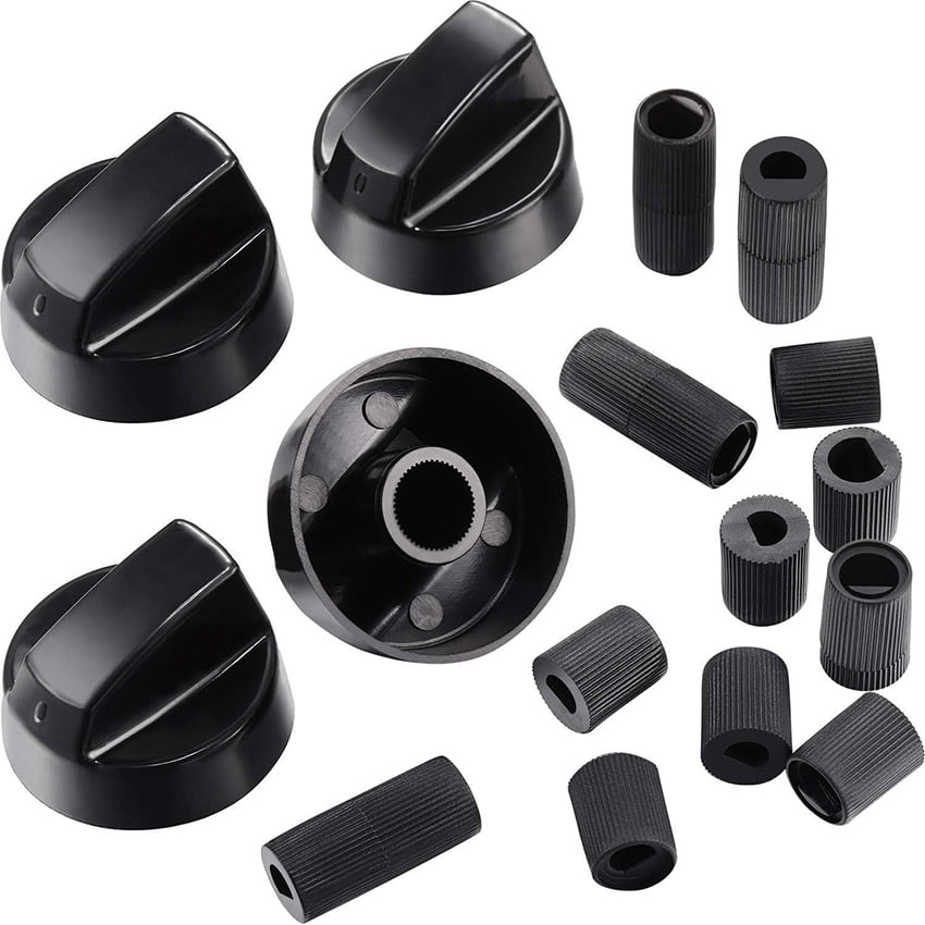 White Generic Design Stove/Oven Control Knob Pack Universal Control ...