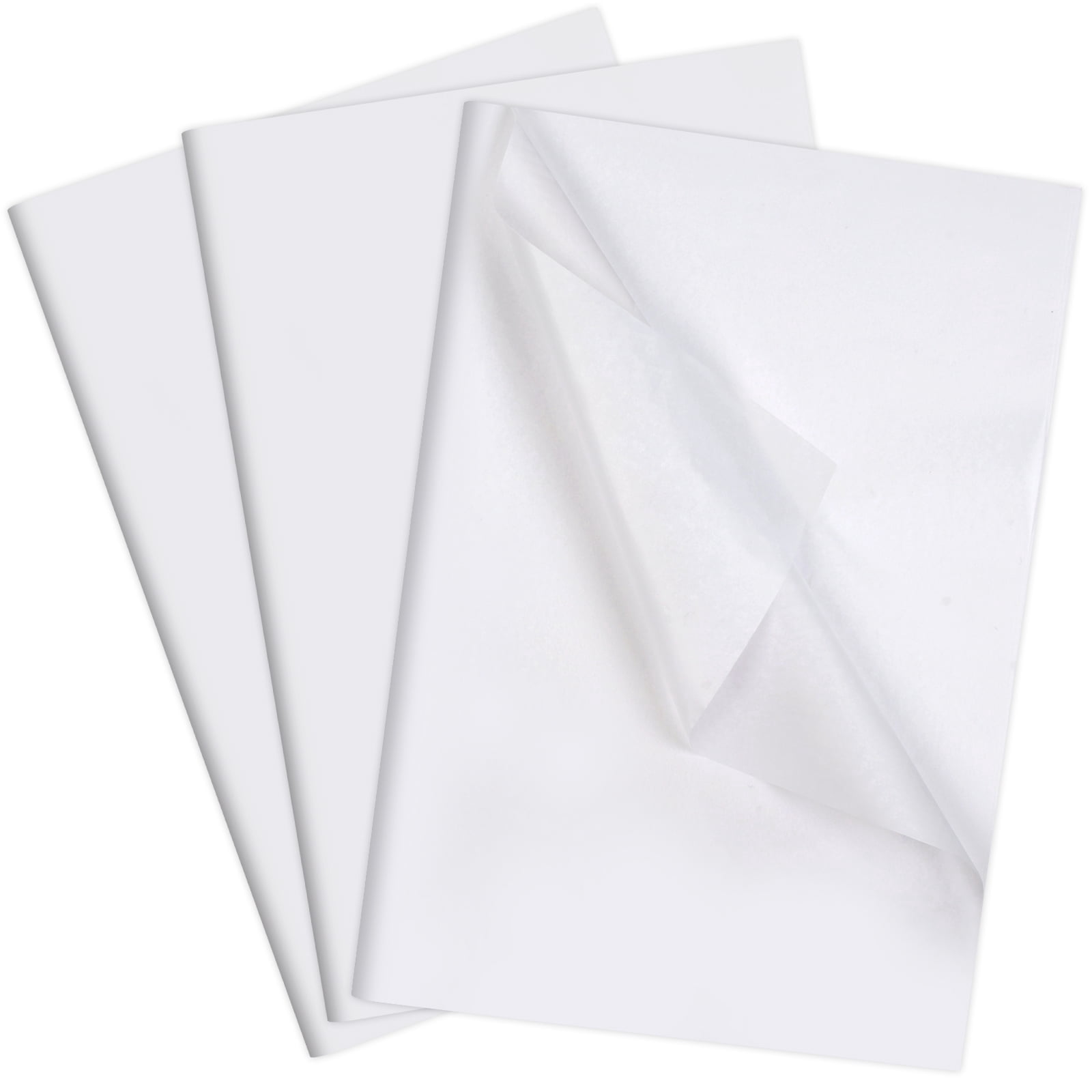 White Gift Wrapping Tissue Paper, 150 Count, 14x20 Inches - Recyclable ...