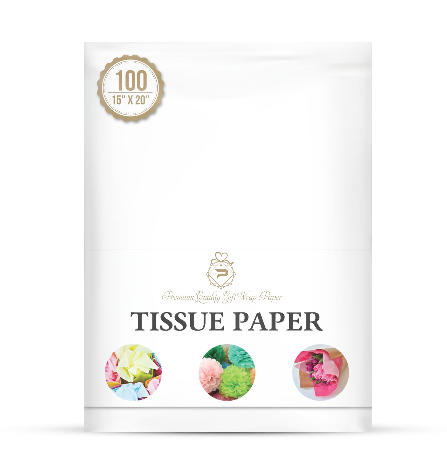 Walmart White Gift Wrapping Tissue Paper, 15" X 20" 100 Sheets for ...