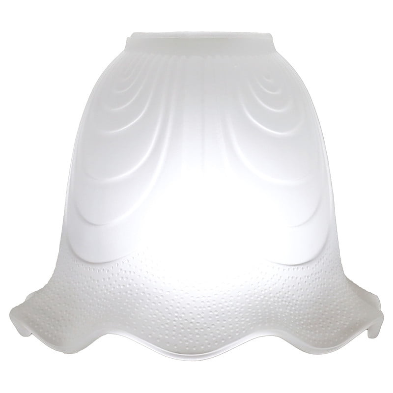White Glass Lamp Shade Light Fixture Accessory Replacement Glass ...