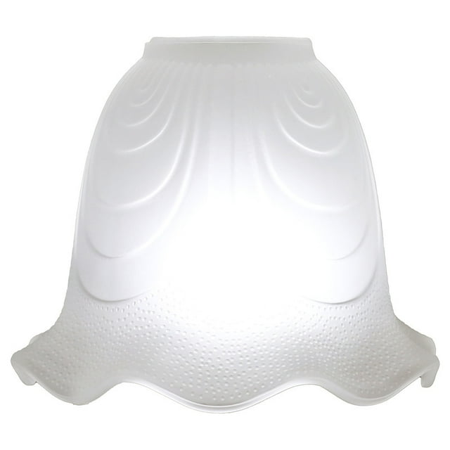 White Glass Lamp Shade Light Fixture Accessory Replacement Glass ...