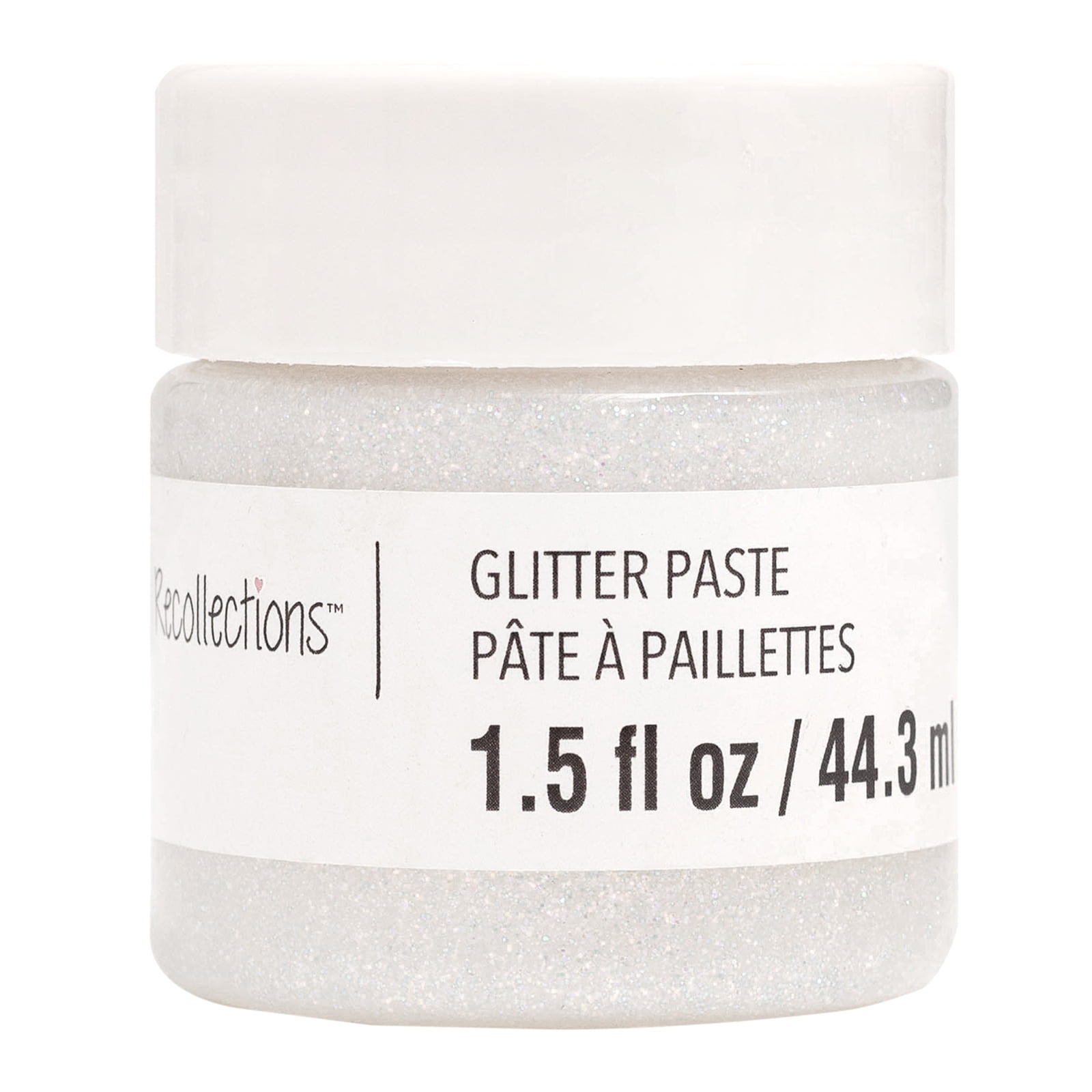 White Glitter Paste by Recollections - Shimmery Sparkle Crafting Paste ...