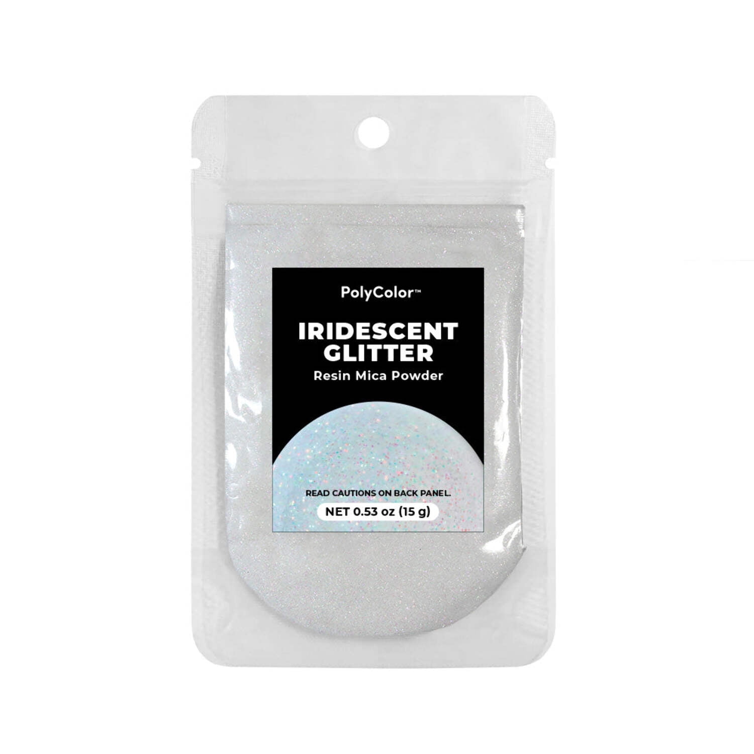 White Glitter Powder (PolyColor) Colored Glitter for Epoxy Resin, Arts ...