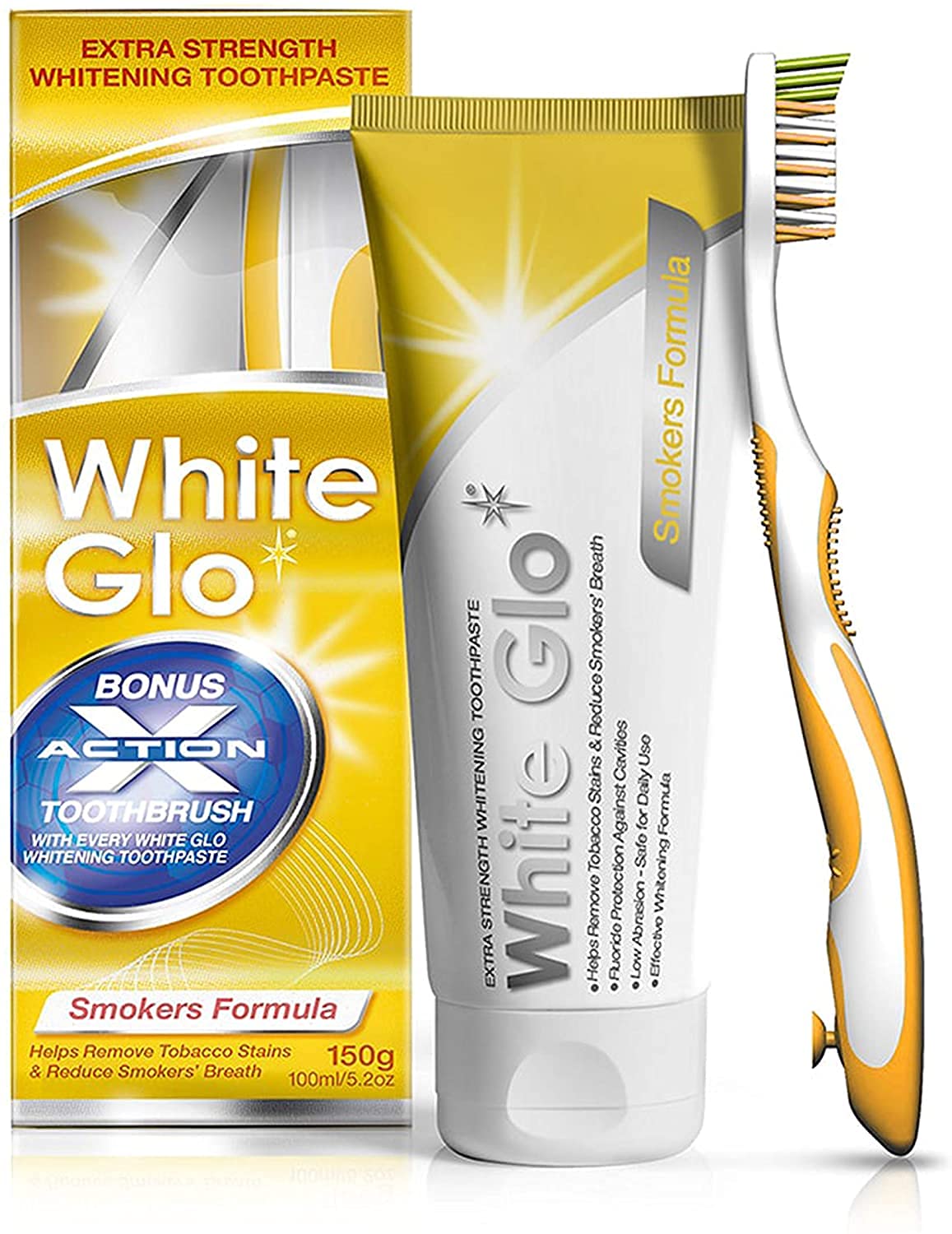 White Glo Smokers Formula DHF10 Whitening Toothpaste (100ml) - Walmart.com