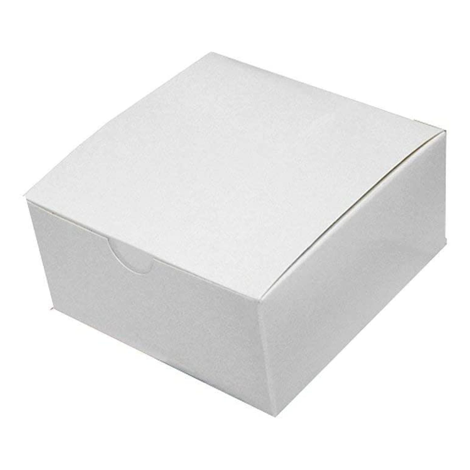 White Gloss Gift Boxes - 4in. x 4in. x 2in. - 40 Pack (4011170 ...