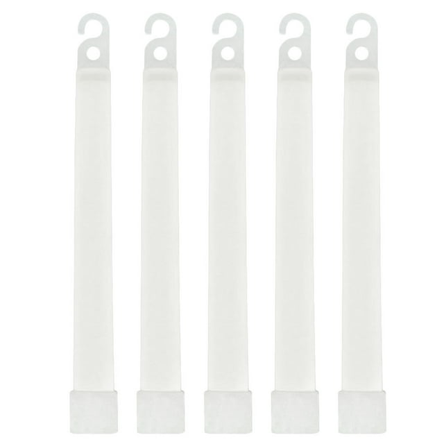 White Glow Sticks,Premium Bright 6” Snap Light Sticks for Emergency ...