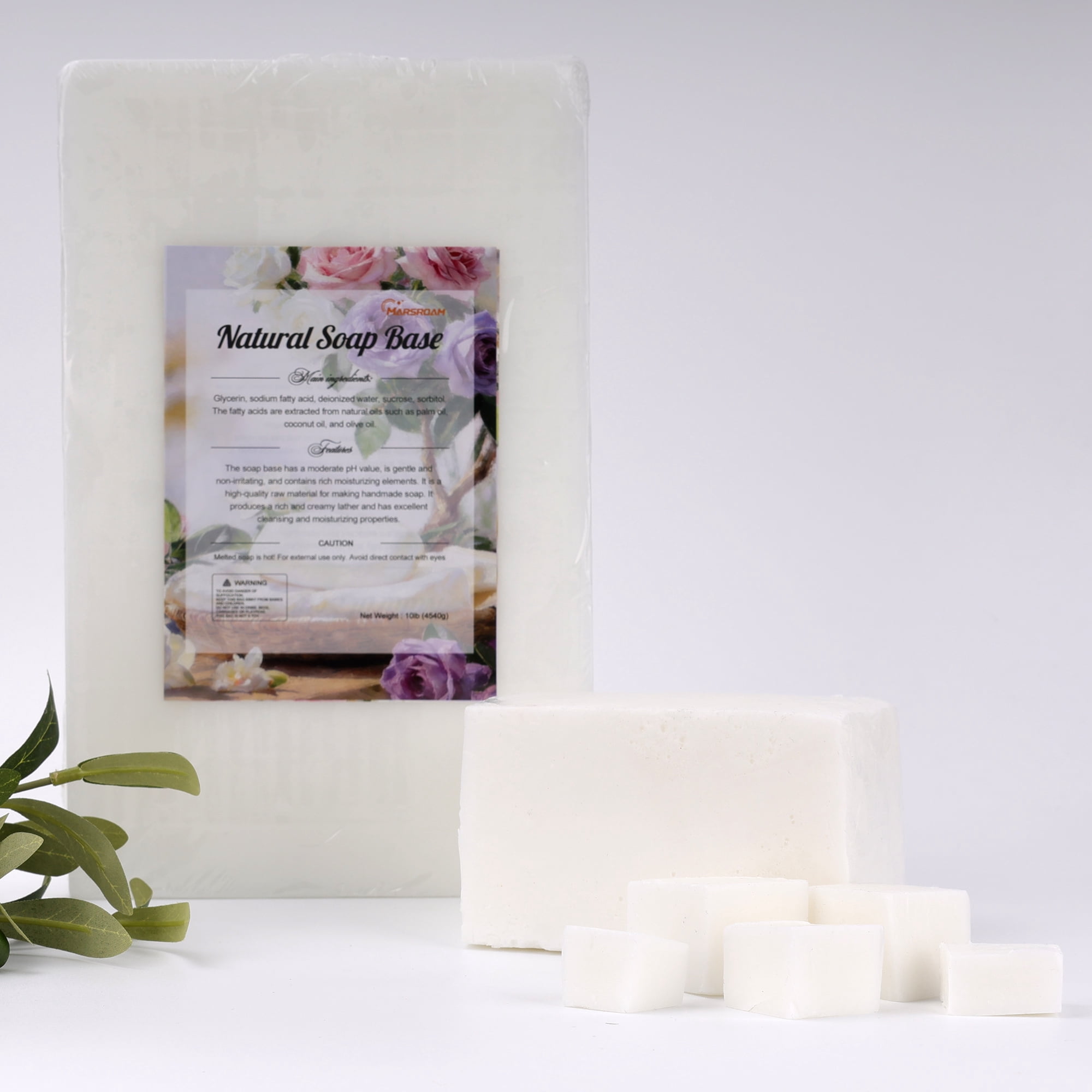 White Glycerin Soap Base 10LB Natural Soap Base - Walmart.com