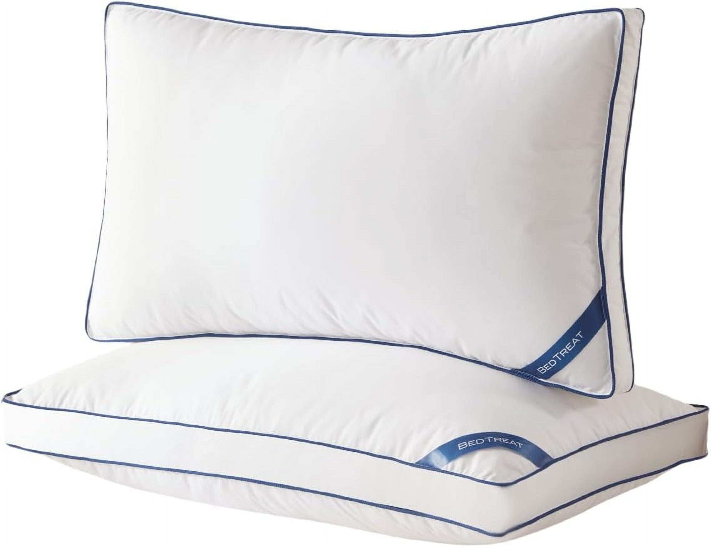 White Goose Feather and Down Pillows King Size Set of 2,Luxury Hotel ...