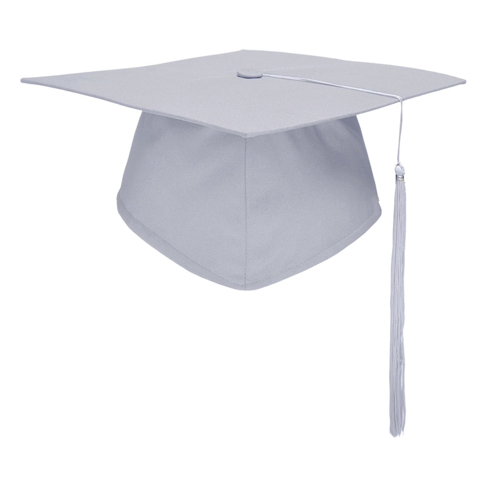 White Graduation Hat with Adjustable Tassel for Ceremony Essentials ...