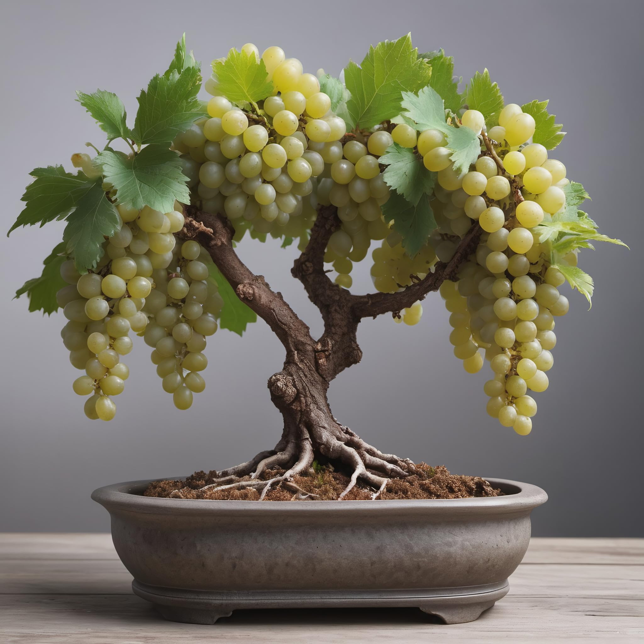 White Grape Bonsai Plants for Growing - 1 Year Seedling - Ready to ...