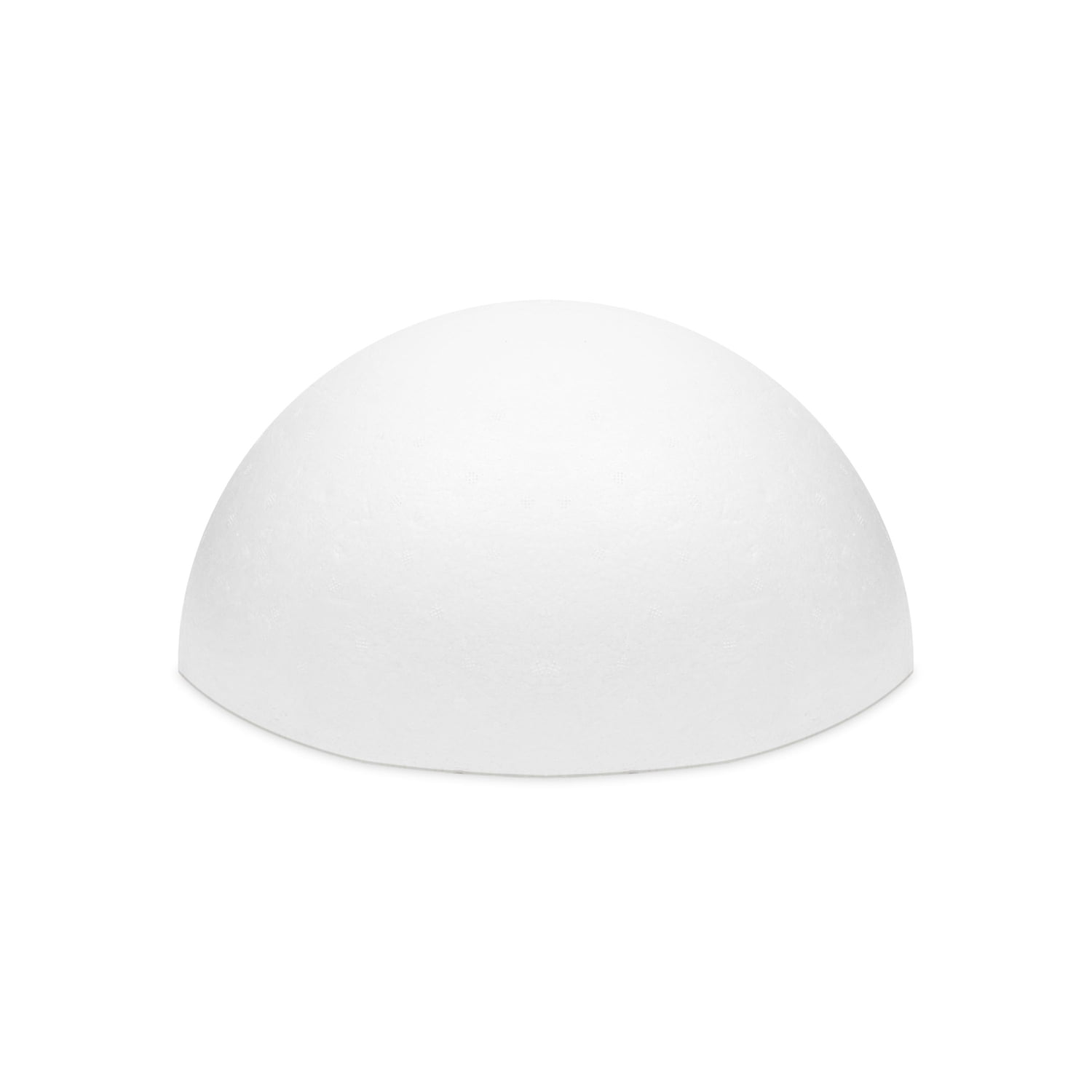 Large White Styrofoam Half Sphere, Smooth Round Foam Ball for DIY ...
