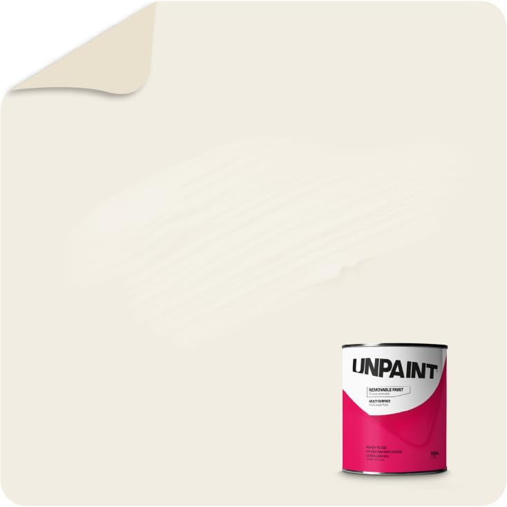 Unpaint Removable Paint Interior Matte White Halo Pearl Biodegradable 1 ...