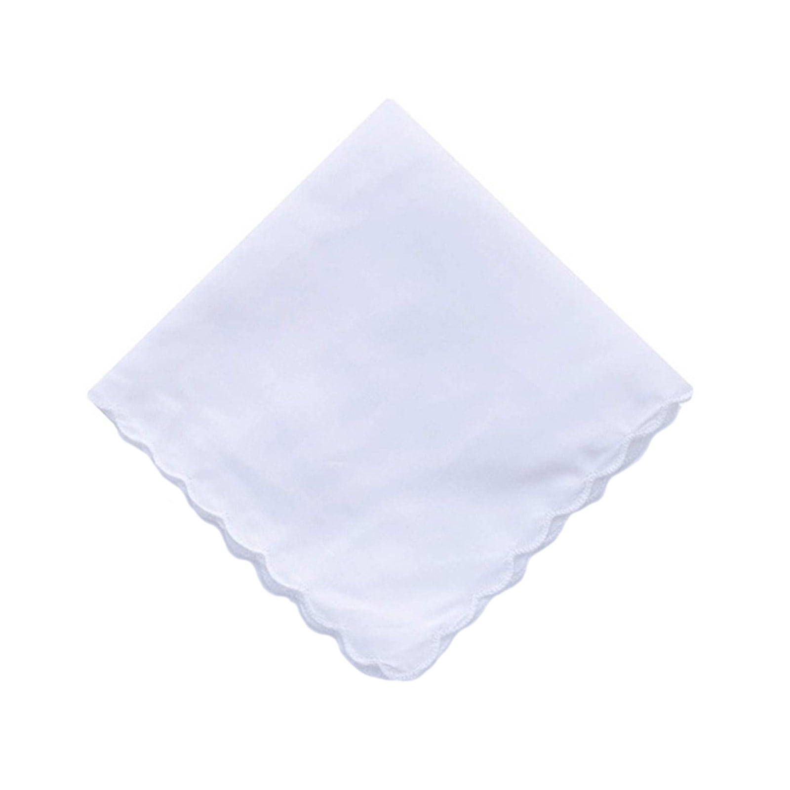 White Hankie Women Handkerchiefs Cotton Square Super Soft Washable ...
