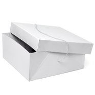 Weddingstar White Rectangle Paper Gift Box With Handle - Walmart.com