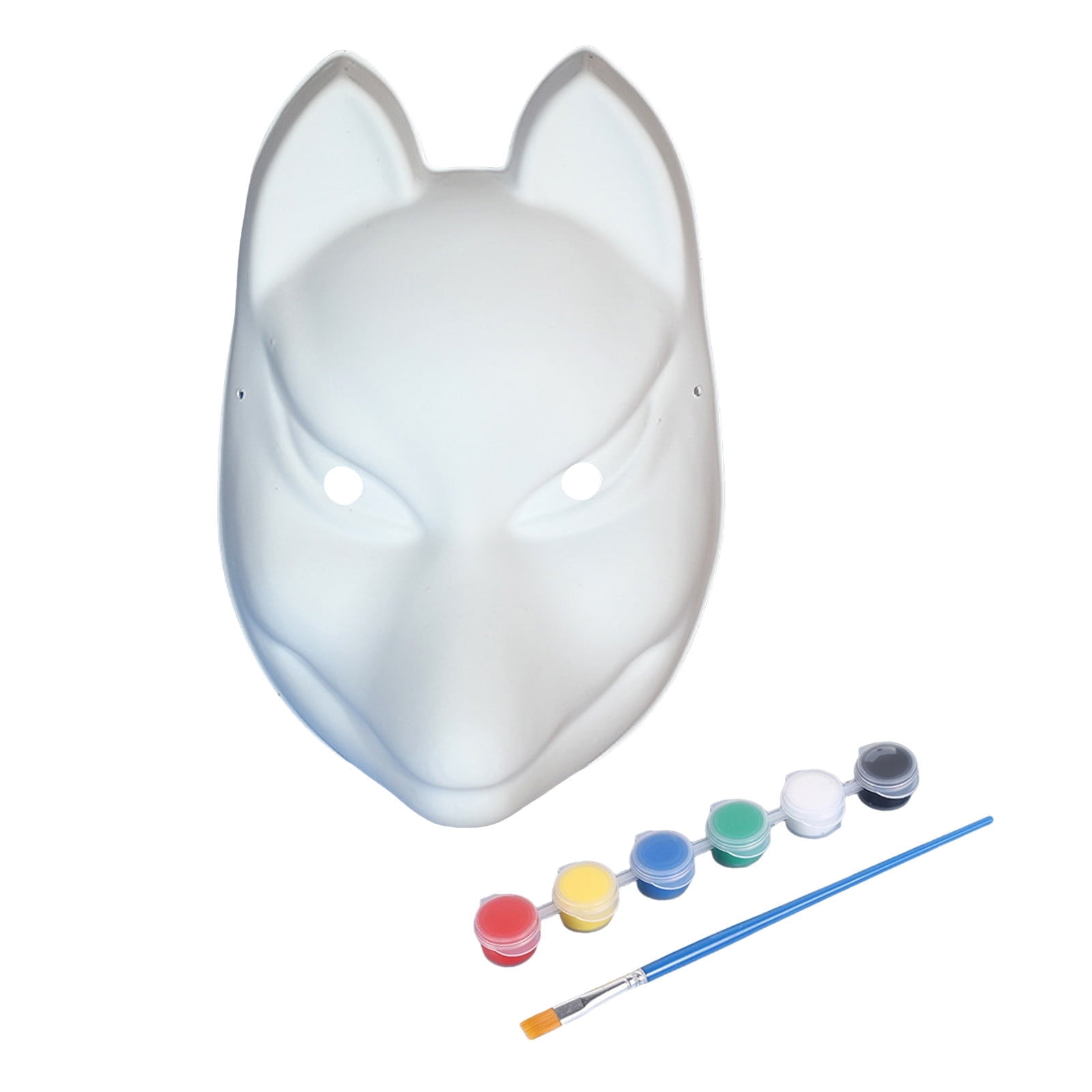 White Head DIY Painting Cartoon Prop for Masquerade Party Halloween ...