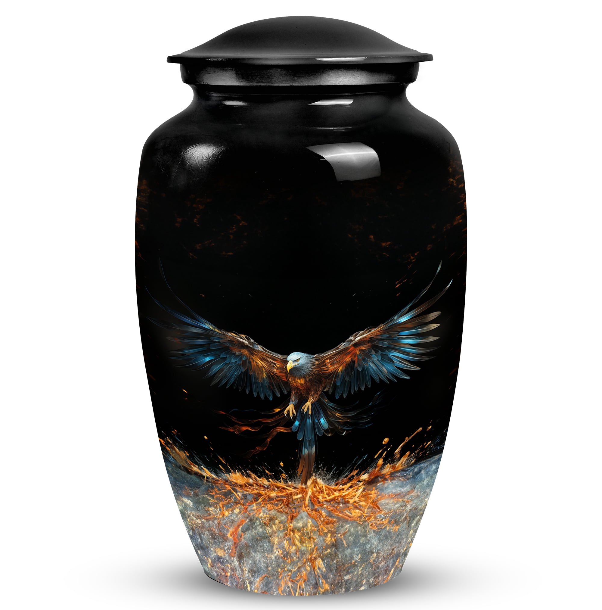 White Head Eagle Fly - Burial Cremation Urns - 10Inch , Large Urns For ...