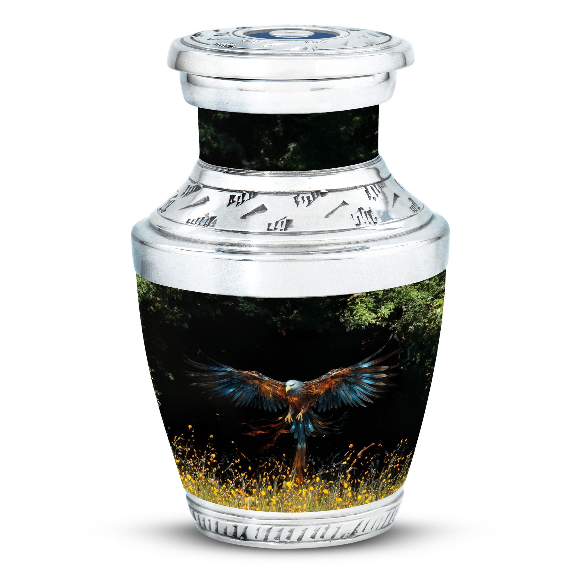 White Head Eagle Fly Urn For Human Ashes, Large Memorial Urns For Ashes ...