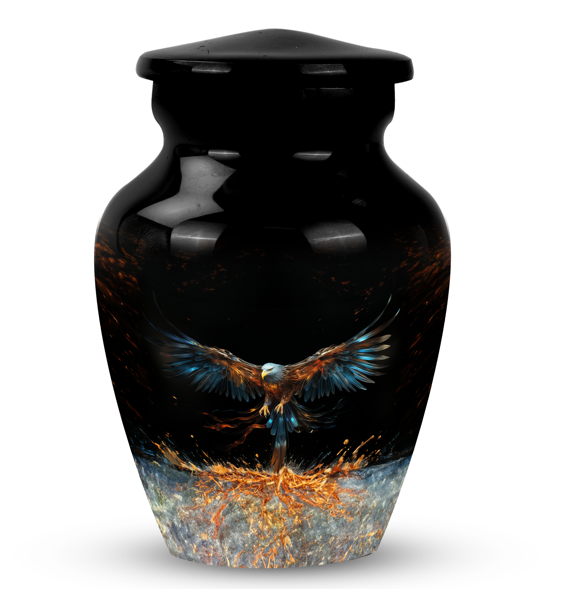 White Head Eagle Memorial Urn Keepsake Funeral Urns For Ashes Adult ...