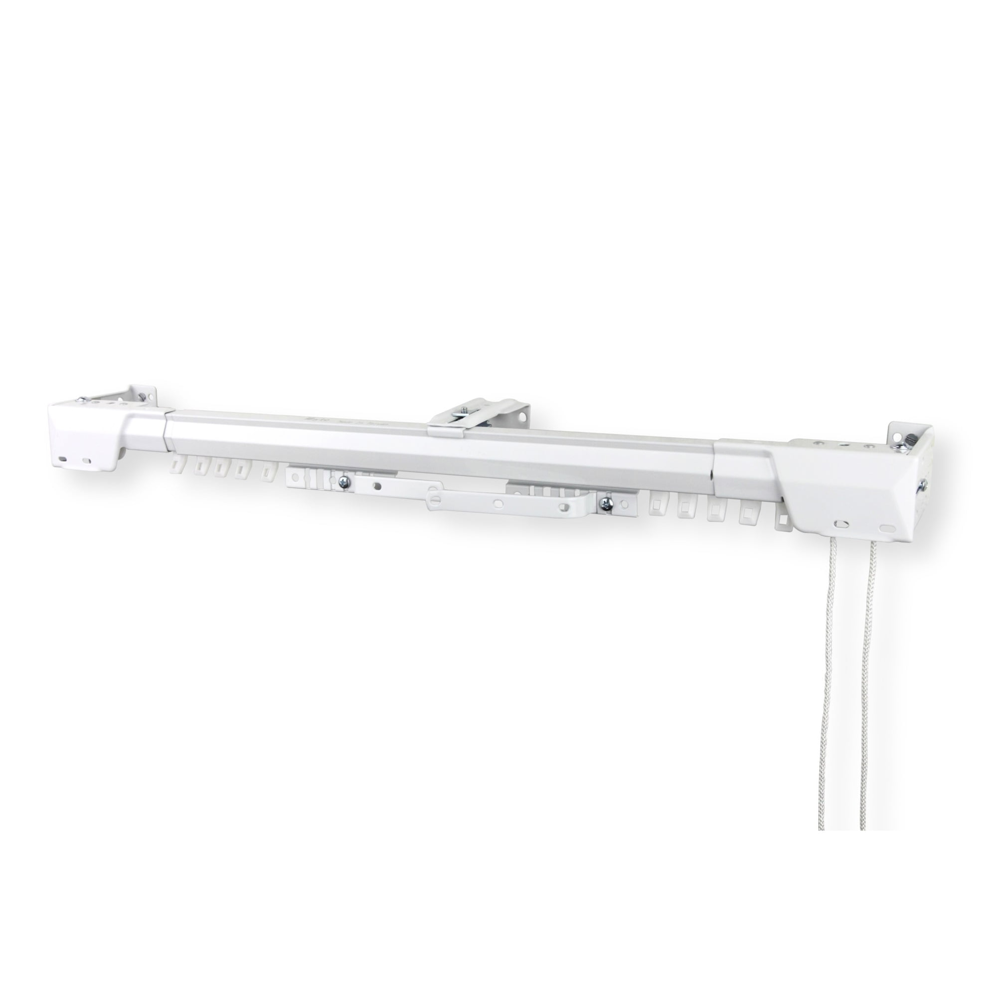 Walmart's Adjustable Curtain White Heavy Duty Dual Metal Traverse Rod ...