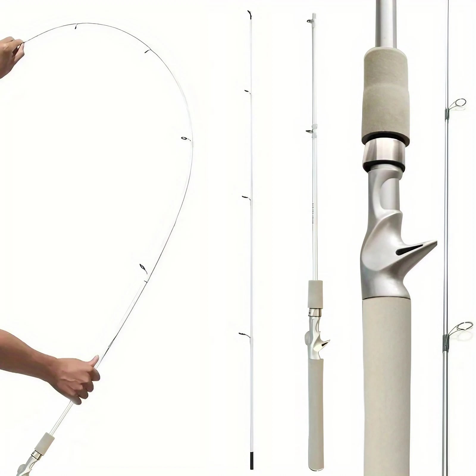 White Horse Mouth Rod - Carbon Fiber Fishing Rod, Equipped with EVA ...