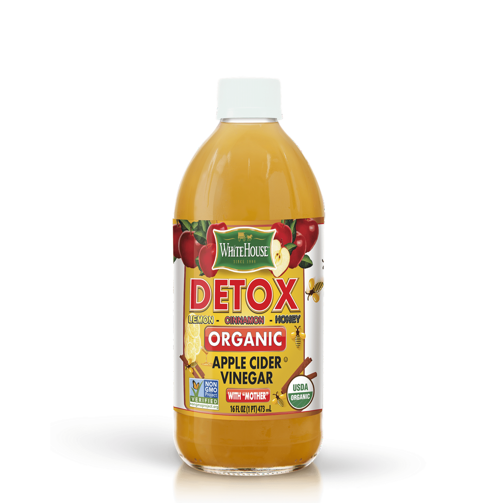 White House Detox Apple Cider Vinegar, 16 fl oz - Walmart.com