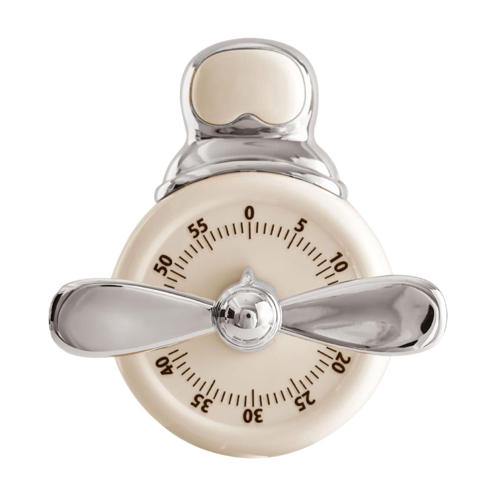 White Household Magnetic Mechanical Timer No Battery Study Kitchen ...