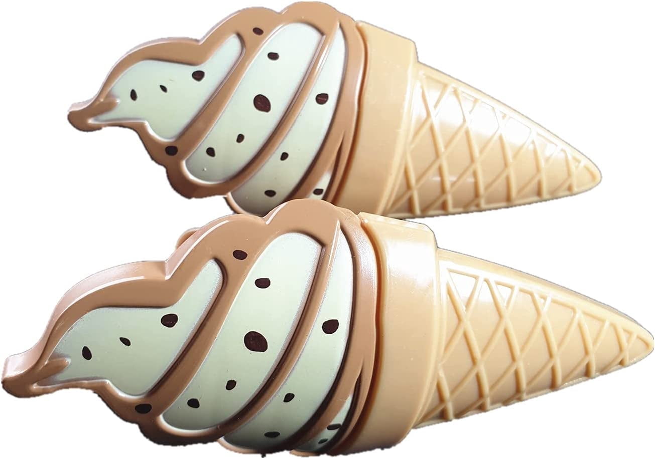 White Ice Cream Style Beach Towel Clips Jumbo Size for Beach Chair ...