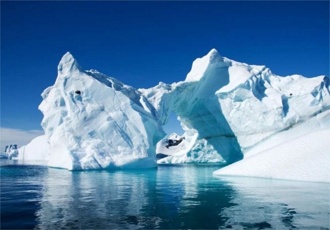 White Iceberg Photographic Background Polar Region Snow Wedding North ...