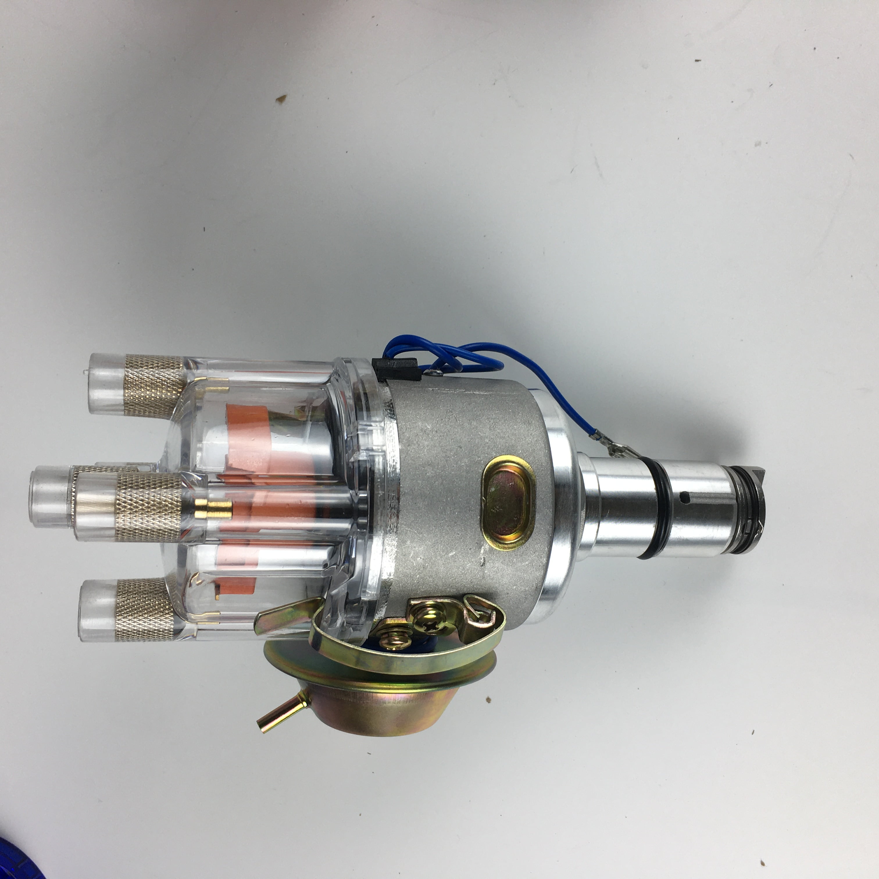White - Ignition Point Distributor Assembly, For VW Kaefer 1500, 1600 ...
