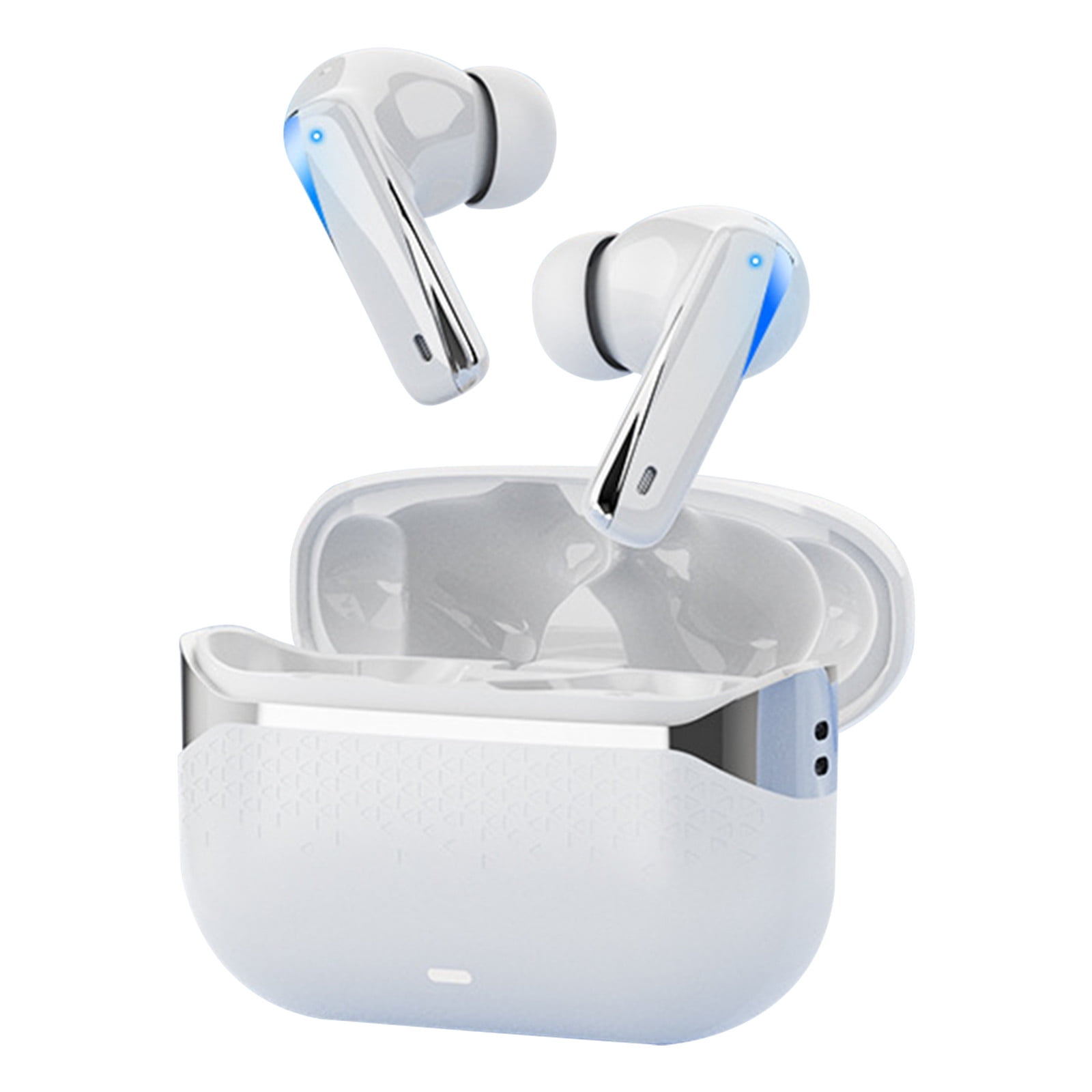 White In Ear Bluetooth Headphones With Long Battery Life Digital ...