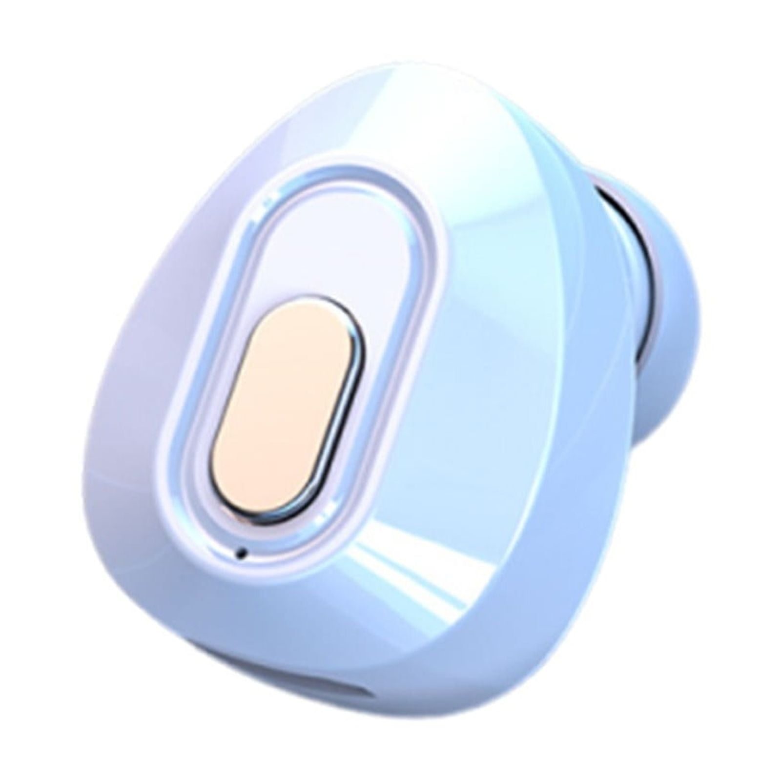 White In-Ear Single Ear Bluetooth Earphone Mini Wireless Headset With ...