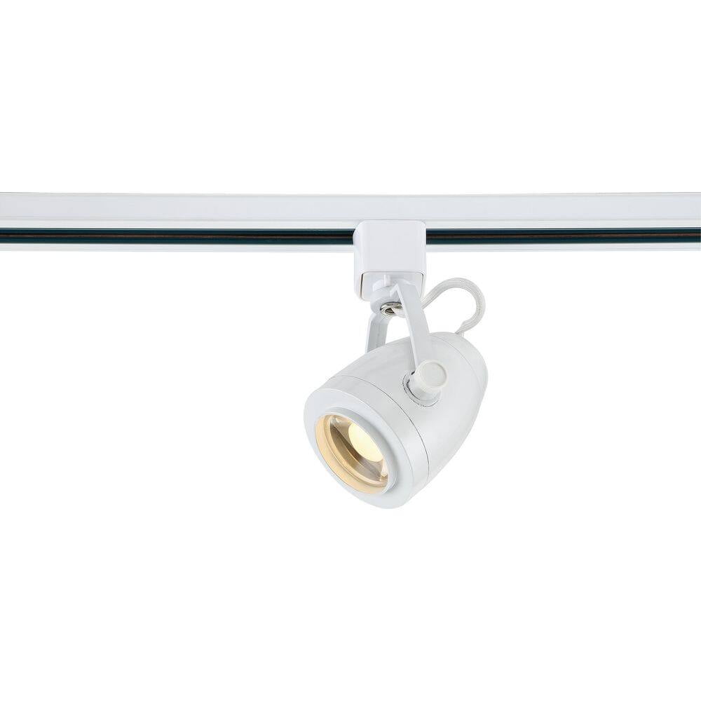 White Integrated LED Fixed Track Gimbal Head - Walmart.com