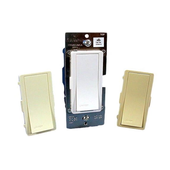 White/Ivory/Almond Vizia 120V Light Switch Remote No LED VZ0SR-10X ...
