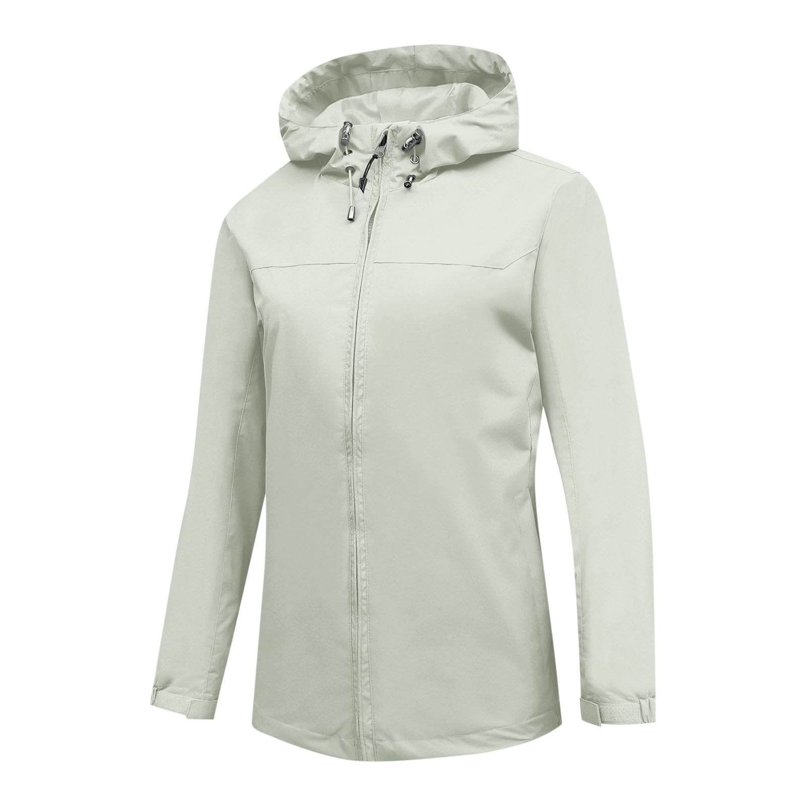 White Jacket for Women Winter Fall Workout Gym Hiking Jogger Going Out ...