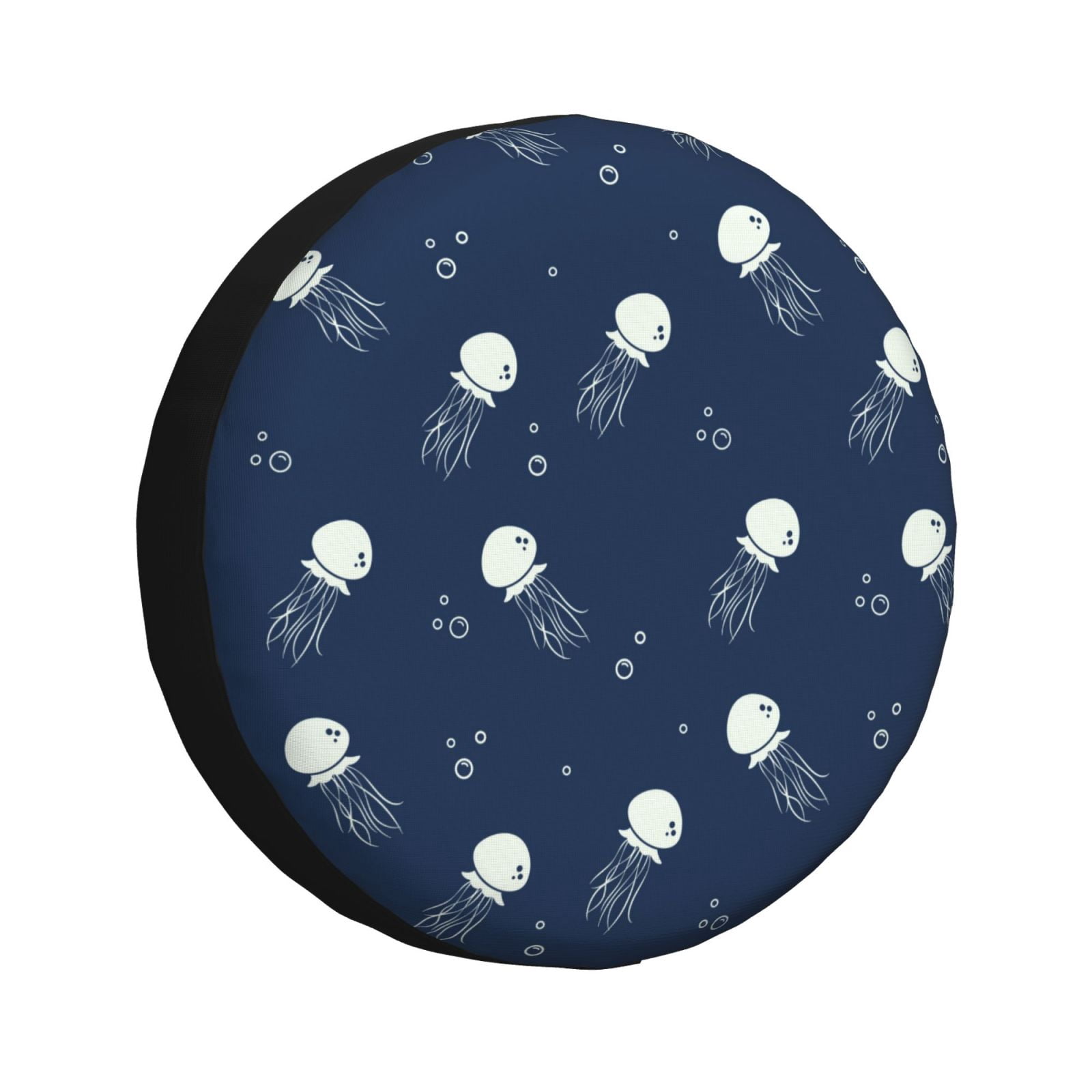White Jellyfish Spare Tire Cover for Trailer Camper RV Truck SUV 14 ...