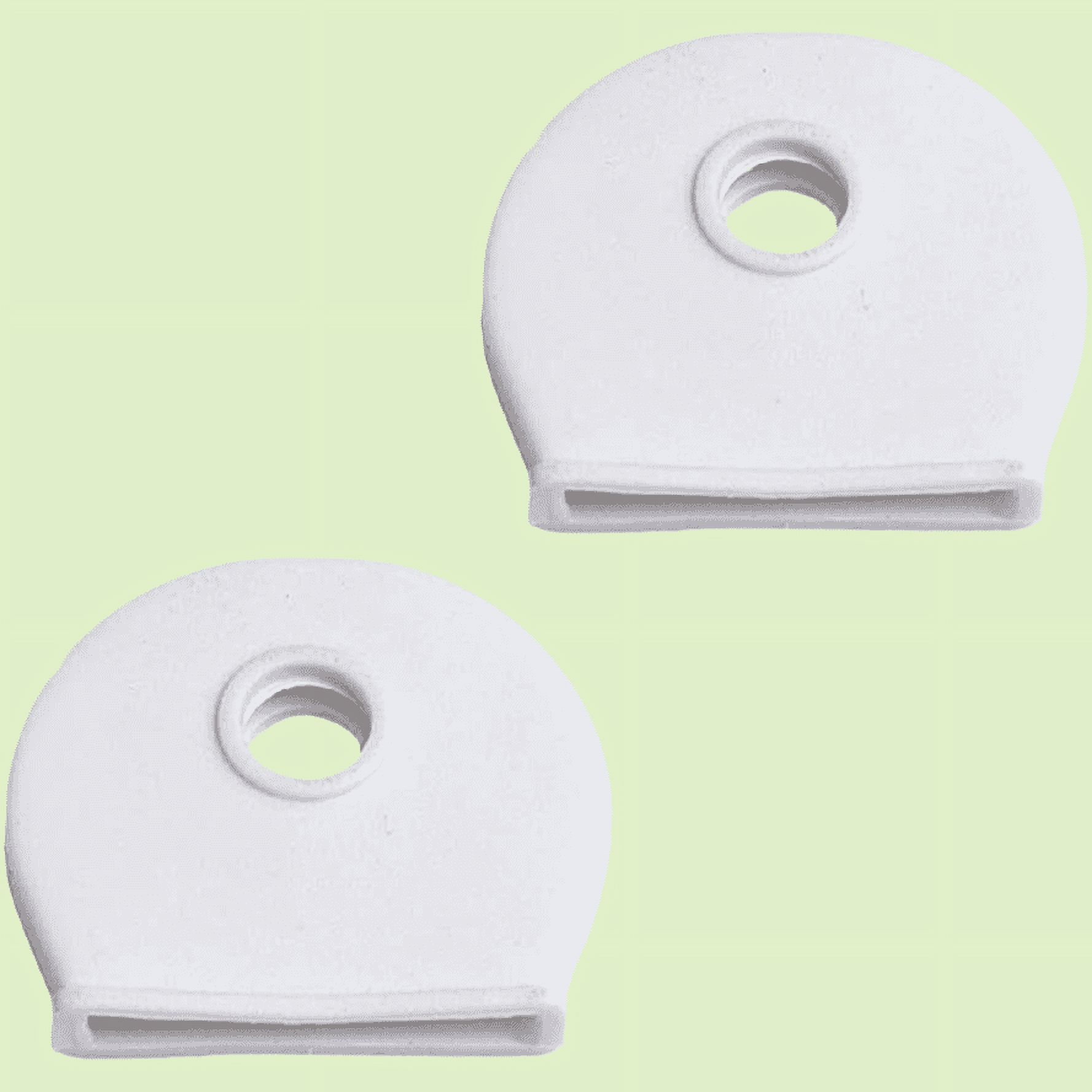 White Key Cap Covers - Pack of 20, Easily Identify and Organize Keys ...