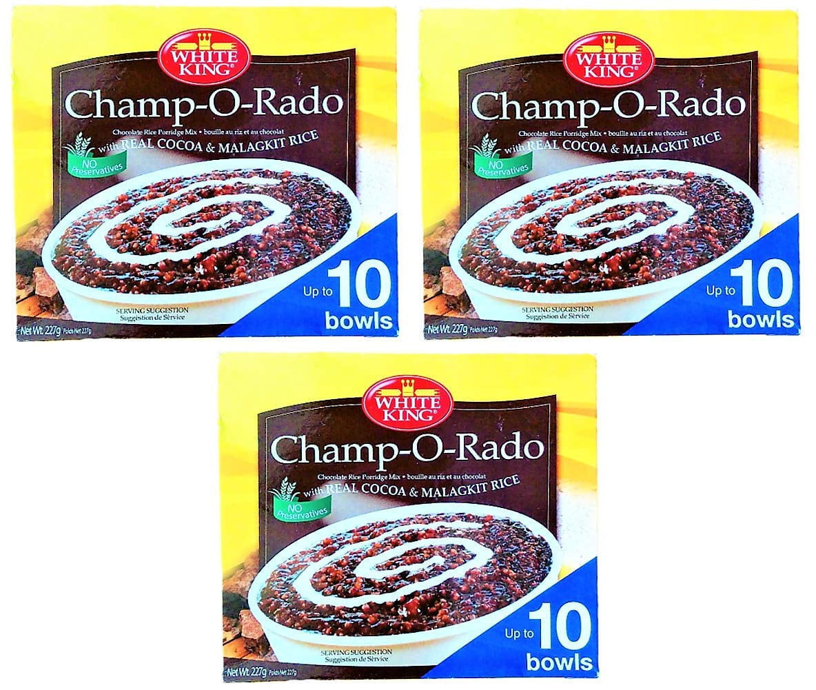White King Champ-O- Chocolate Rice Porridge Mix 227g, 3 Pack - Walmart.com