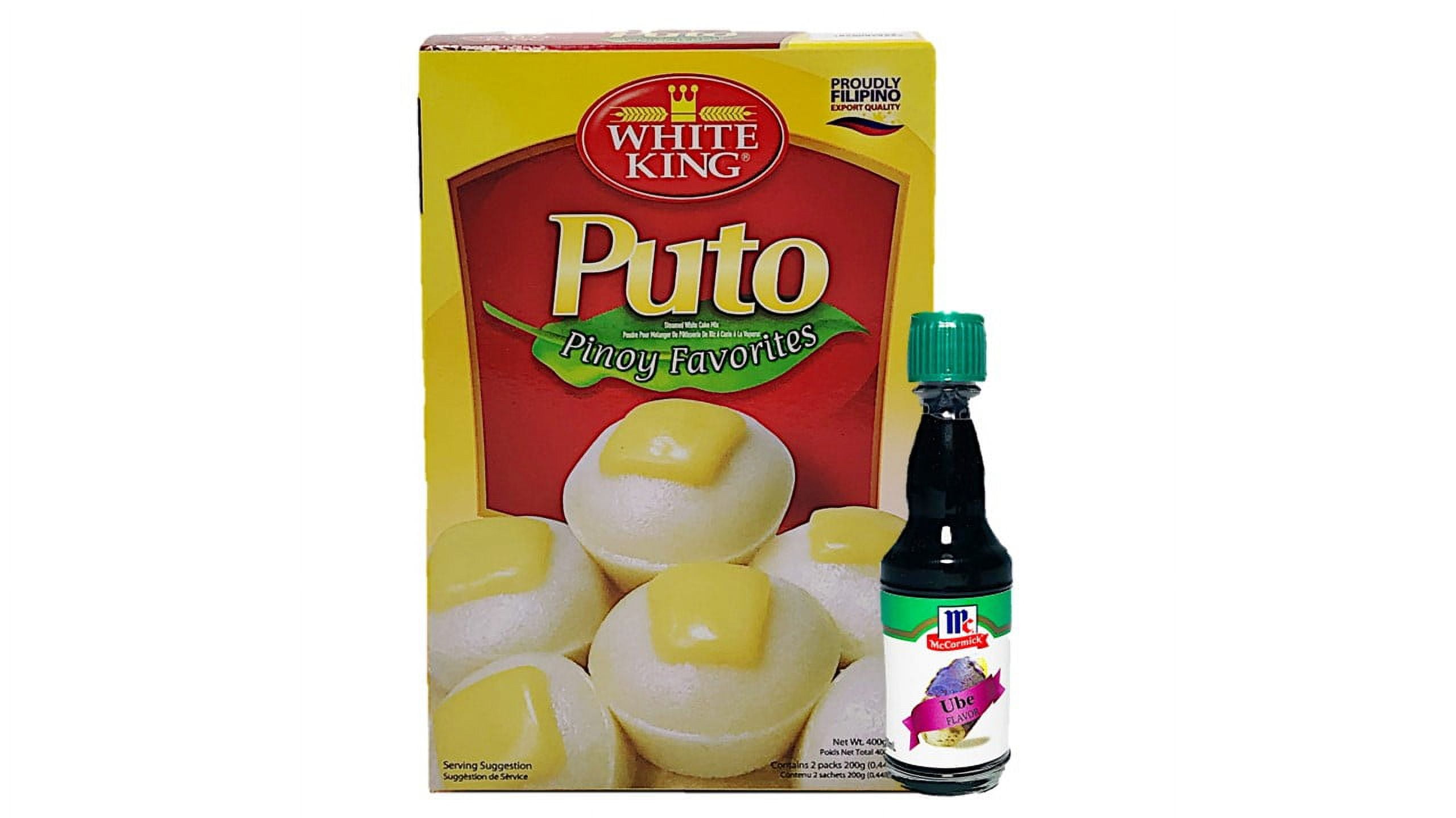 White King Puto Baking Mix and McCormick Ube Flavoring Extract Bundle ...
