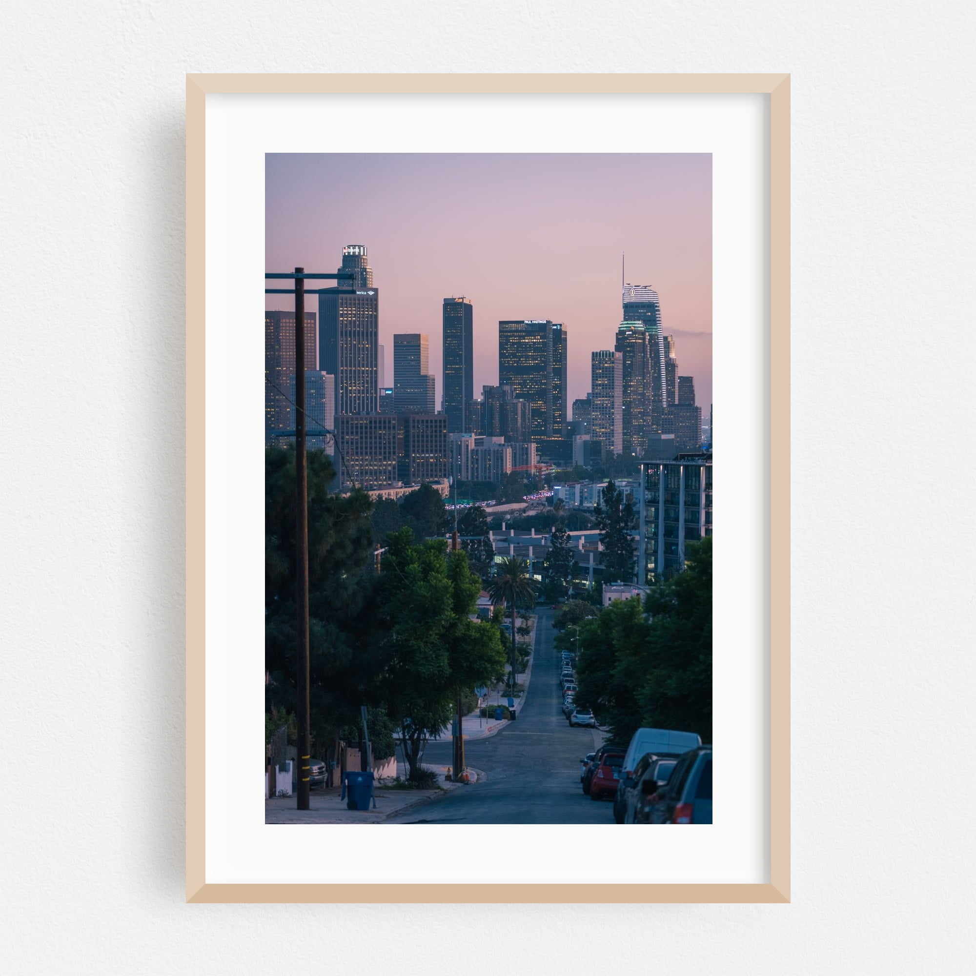 White Knoll & DTLA - Los Angeles California Photography Skyline City ...