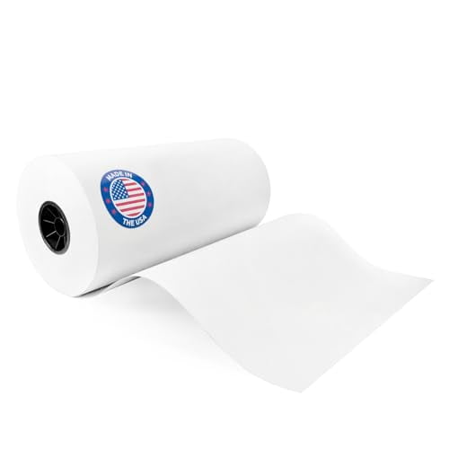 White Kraft Paper Roll 18" x 8640" (720 feet) for Packing, Moving ...