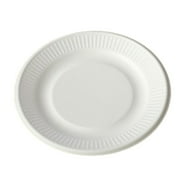 Stack Man Compostable Oval Paper Plates [10 Inch] - [50-Pack] Heavy ...