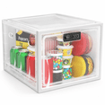 White L Large Lockable Medication Storage Chest with Combination Lock ...