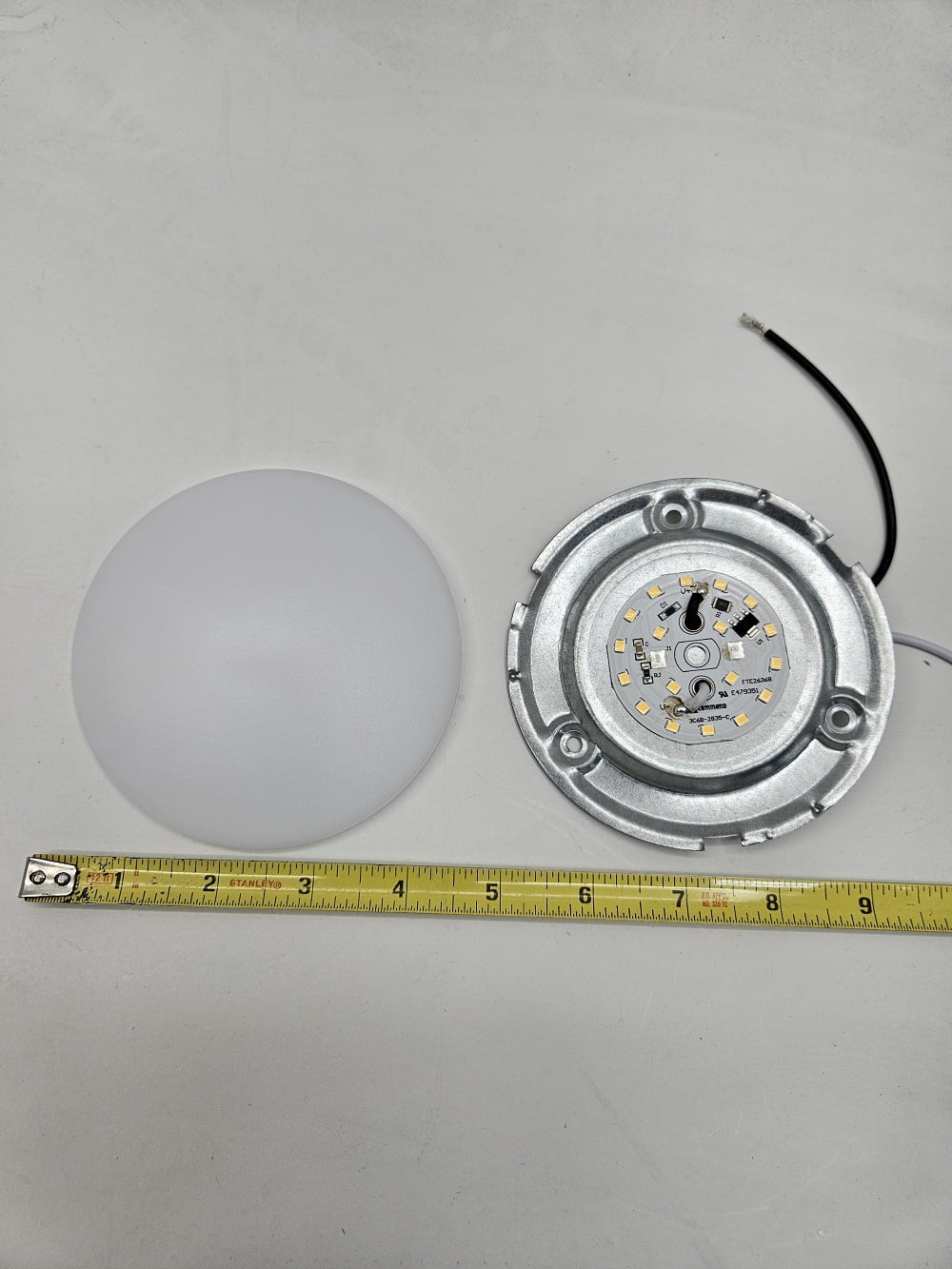White LED 4.5 inch Round Camper RV Trailer Ceiling Dome Puck Light / No ...