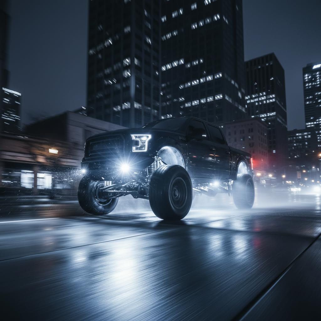 White LED Rock Lights 8-Pack, 6000K Ultra Bright Underbody Neon Lights ...